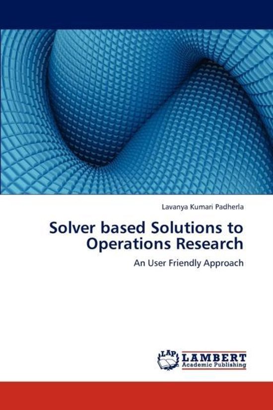 Solver Based Solutions to Operations Research | 9783659312809 ...