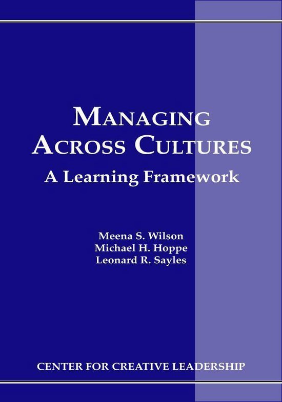 Managing Across Cultures: A Learning Framework (ebook), Meena S Wilson | 9781932973501... | bol