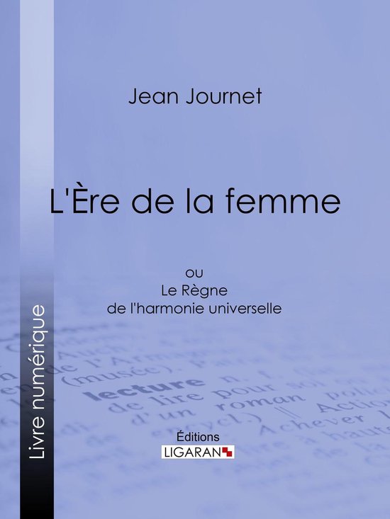 L'Ère de la femme (ebook), Jean Journet | 9782335168204 | Boeken | bol