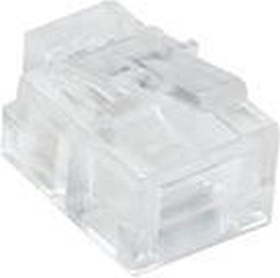 Lindy RJ-11 Connector kabel-connector 6-pin RJ-11 M Transparant | bol.com