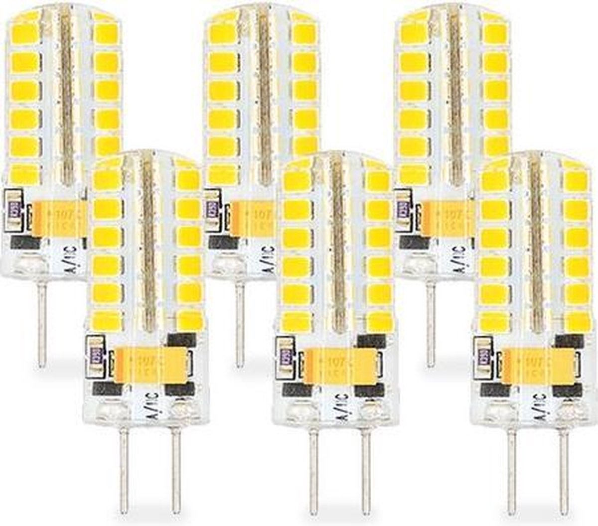 Groenovatie Led Lamp Gy6 35 Fitting 4w 57x17 Mm Dimbaar 6 Pack