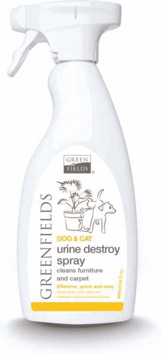 Urine Verwijderaar Spray - Greenfields - Urine Destroy Spray 400 ml ...