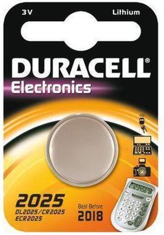 Duracell Knoopcel Batterij 2025 Lithium - Per stuk | bol.com
