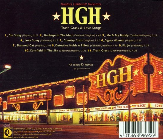 HGH - Trash Grass & Love Songs (CD), Hgh | CD (album) | Muziek | bol.com