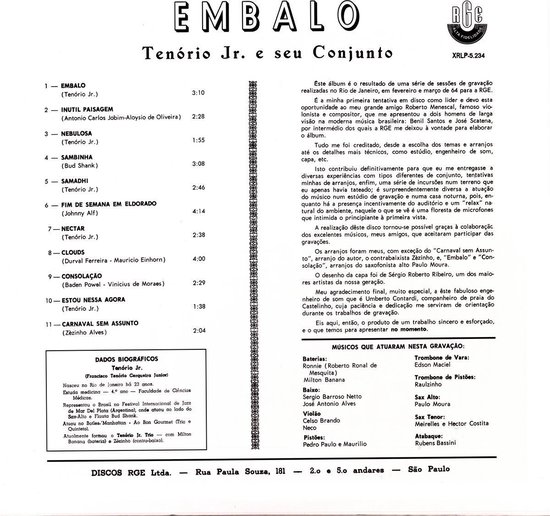 Embalo, Tenorio Jr. | Muziek | bol