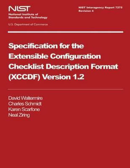 Specification for Extensible Configuration Checklist Description Format ...