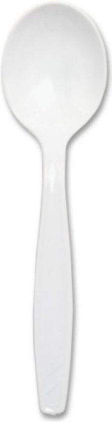 Witte plastic lepels, 165 mm - verpakking van 100 lepels | bol.com