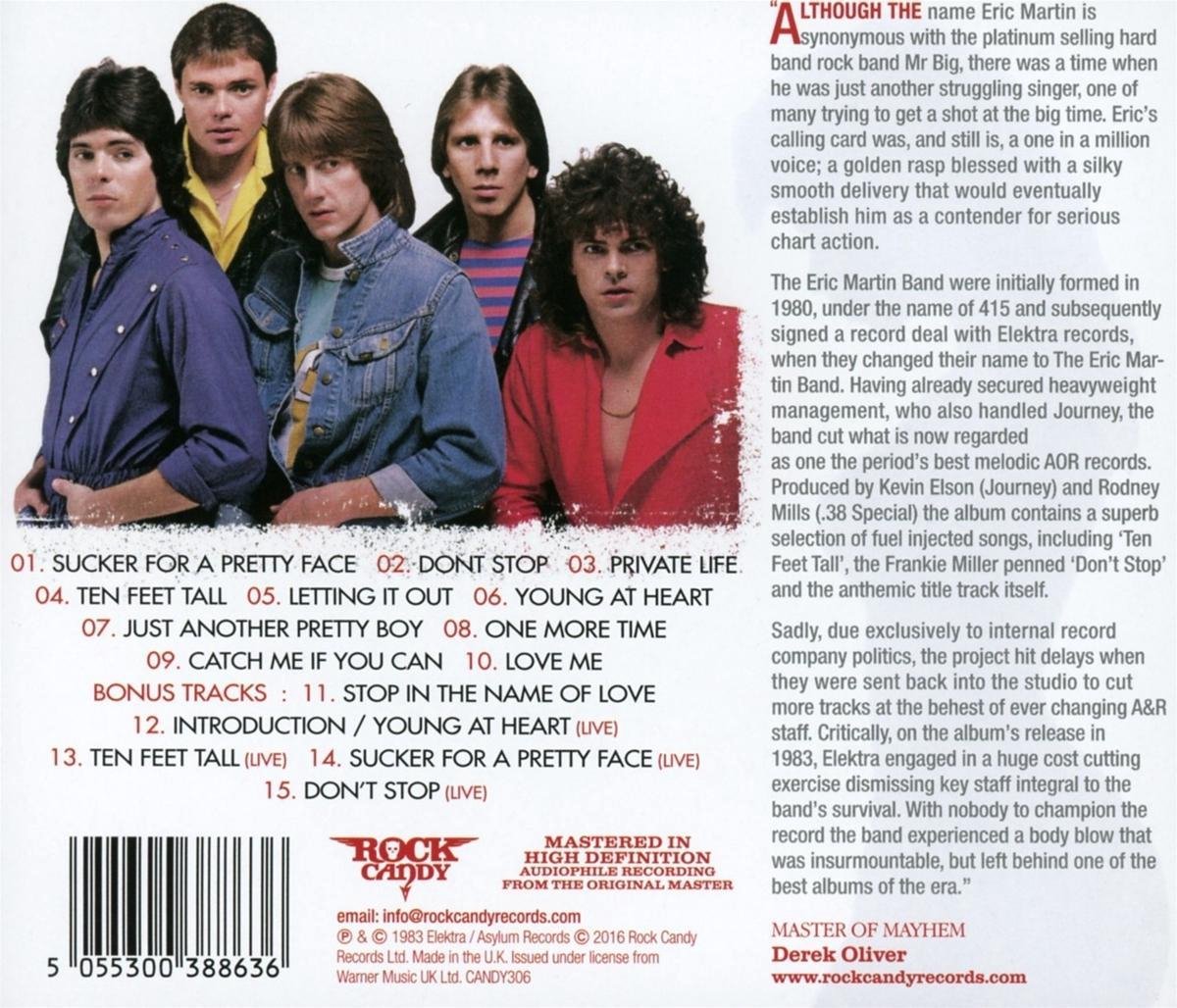 Eric Martin - Sucker For A Pretty Face, Eric -Band- Martin | CD (album ...