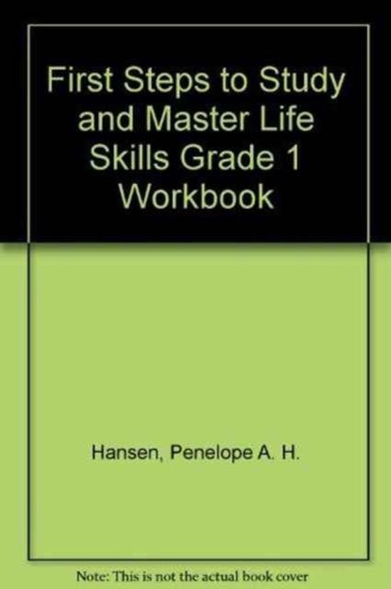 First Steps to Study and Master Life Skills Grade 1 Workbook, Penelope ...
