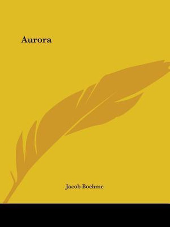 Aurora, Jacob Boehme | 9781564591159 | Boeken | bol.com
