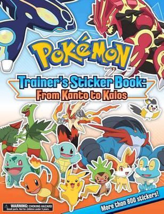 Pokemon Trainer's Sticker Book | 9781604381863 | Boeken | bol.com