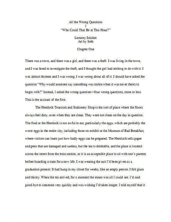 Who Could That Be at This Hour?, Lemony Snicket | 9780316123082 ...