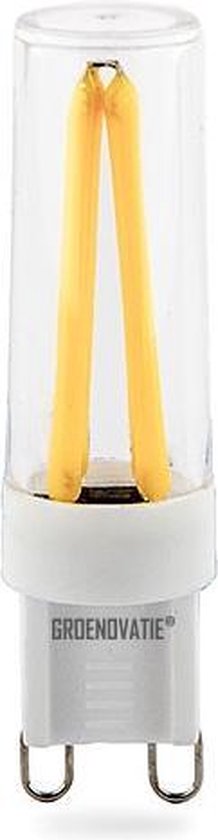 Groenovatie LED Filament Lamp G9 Fitting - 3W - 60x16 mm - Dimbaar - Warm Wit | bol