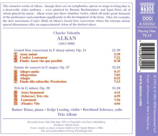 Trio Alkan - Chamber Music (CD), Trio Alkan | Muziek | bol