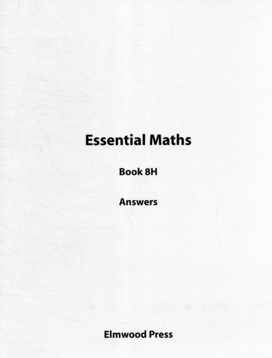 Essential Maths 8H Answers 9781902214856 David Rayner Boeken essential-maths-8h-answers-9781902214856-david-rayner-boeken