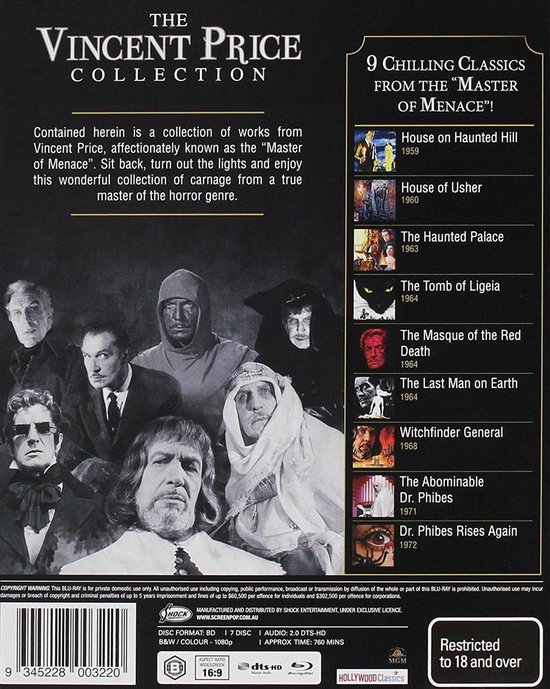 Vincent Price Collection (Blu-ray) | Dvd's | bol