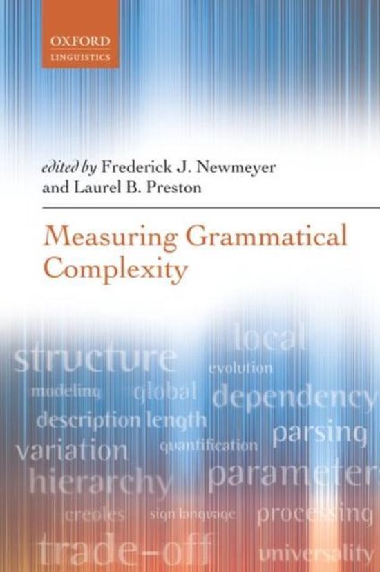 Measuring Grammatical Complexity | 9780198783565 | Newmeyer, Frederick ...