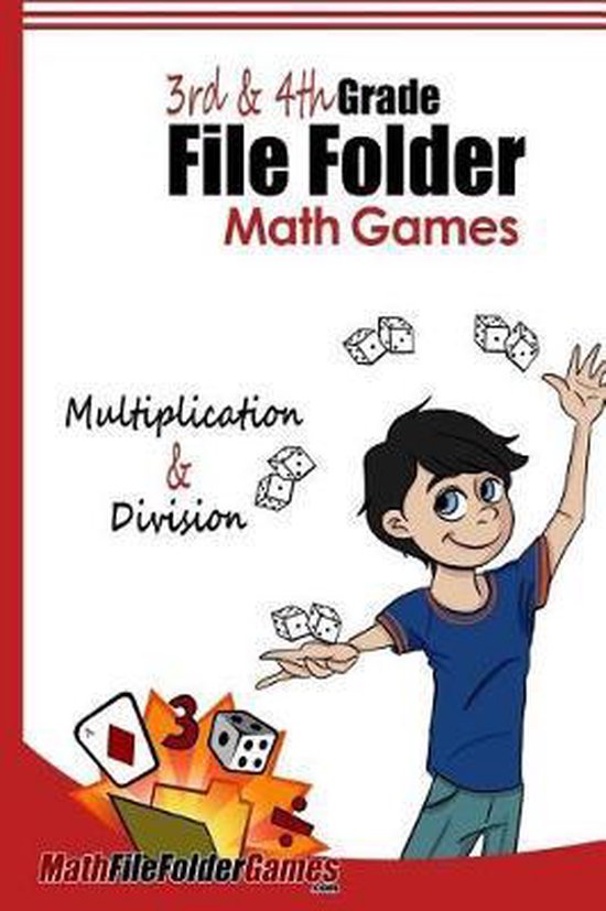 3rd & 4th Grade File Folder Math Games - Multiplication & Division ...
