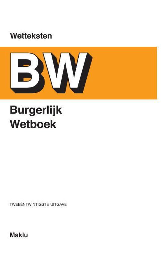 Pocket Wetboek 22 - Burgerlijk Wetboek | 9789046609354 | Bruno Scheers ...
