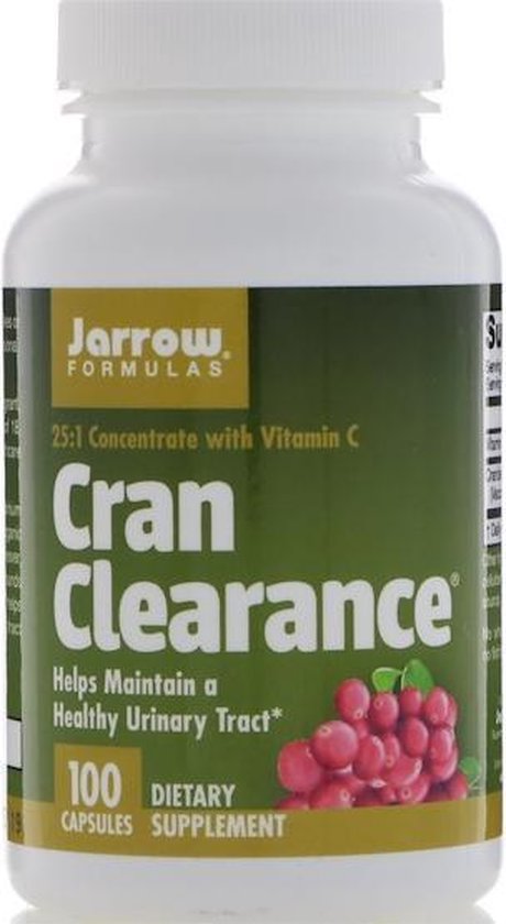 Cran Clearance 100 capsules - 12:1 cranberry concentraat | Jarrow ...