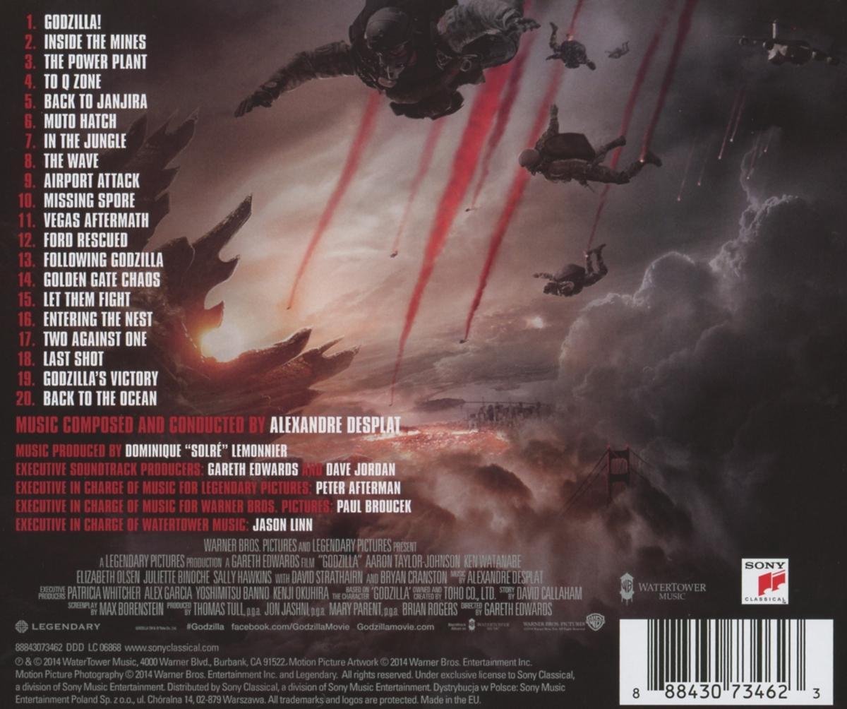 Godzilla [2014] [Original Motion Picture Soundtrack], Alexandre Desplat ...