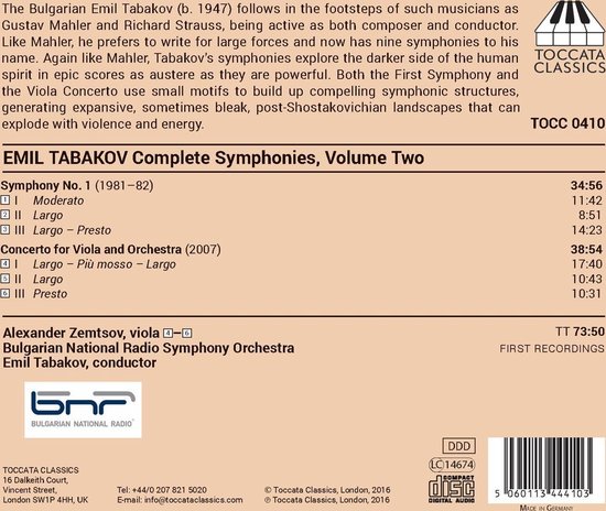 Alexander Zemtsov, Bulgarian National Radio Symphony Orchestra, Emil ...