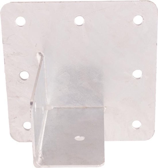 Muuranker Verzinkt voor vierkante palen van 70 tot 110 mm | bol.com