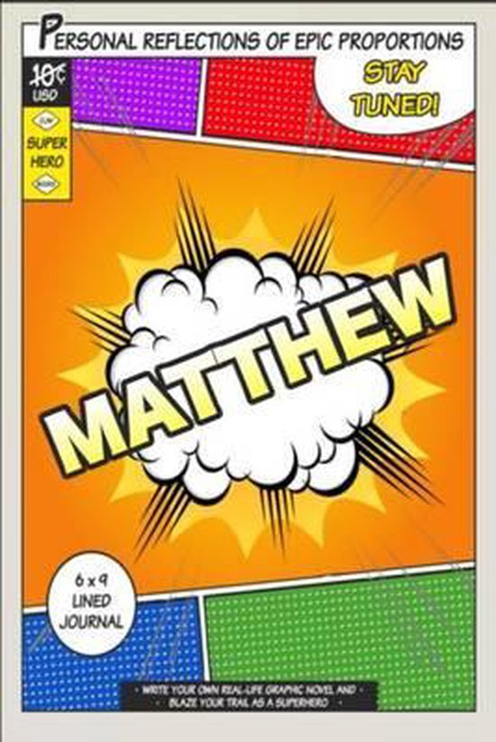 Superhero Matthew | 9781530964277 | One Jacked Monkey Publications ...