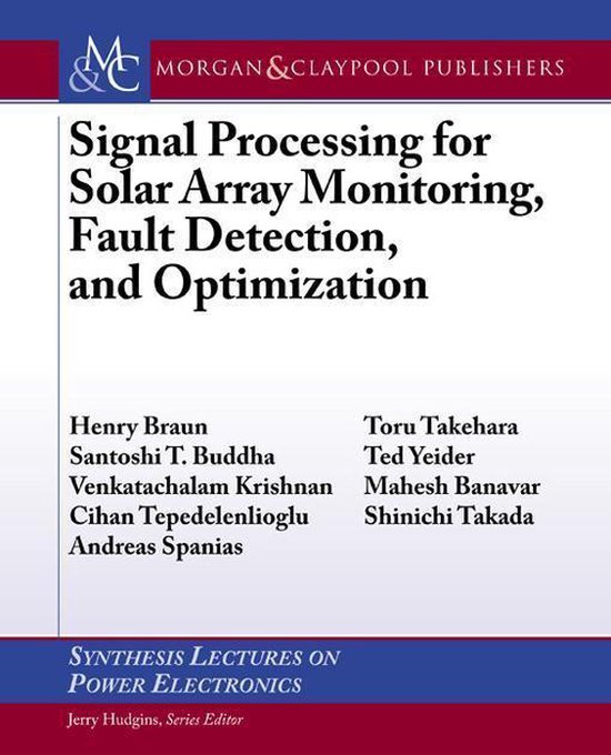 Signal Processing for Solar Array Monitoring, Fault Detection, and Optimization... | bol.com