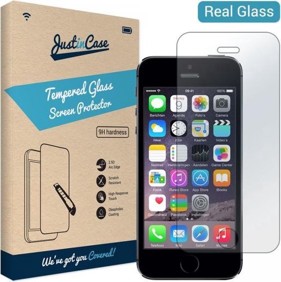 Just in Case Tempered Glass Apple iPhone SE / 5s / 5c / 5 Protector ...