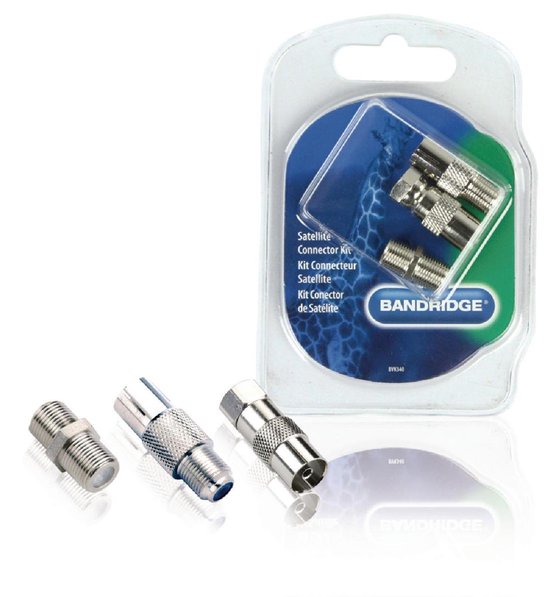 Bandridge BVK340 2 xF-Con - Coax kabel-connector | bol