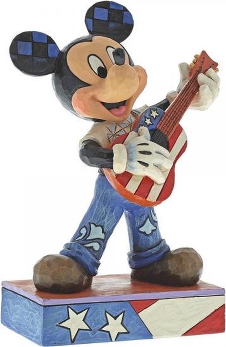 Disney Traditions Beeldje Rock 'n Roll - Mickey Mouse 17 cm | bol.com