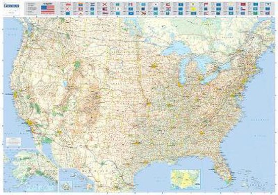 USA Michelin Map 2761 Rolled Map, Michelin | 9782061009970 | Boeken ...