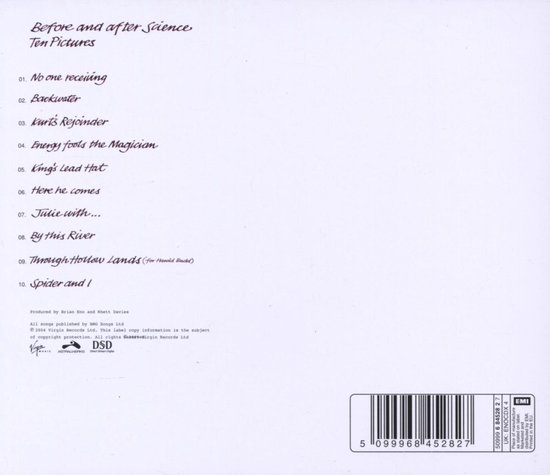 Before And After Science, Brian Eno | CD (album) | Muziek | bol.com