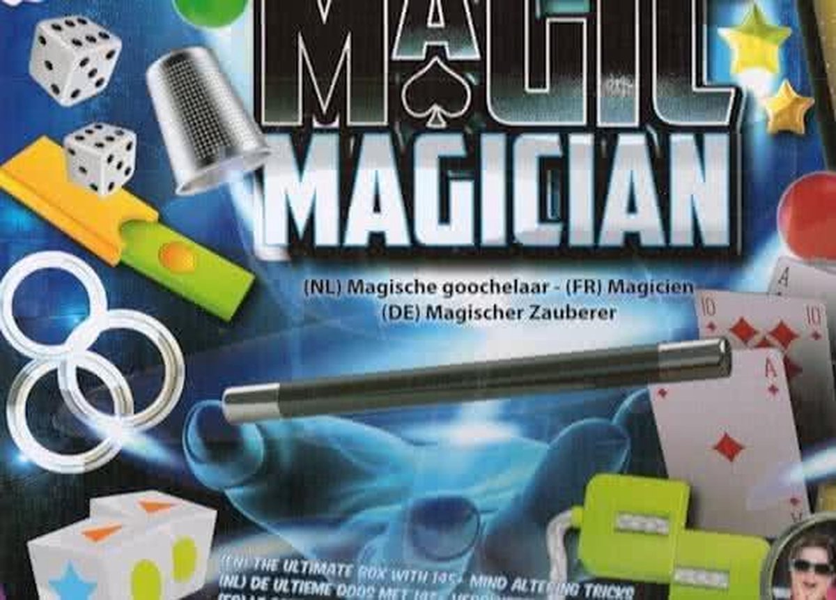 Goochelaars doos Magische goochelaar 140 trucs - goochelen spel ...