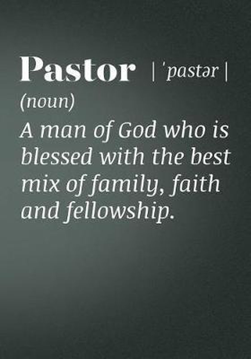 Pastor Definition, Sermon Journal Press Co | 9781091076327 | Boeken ...