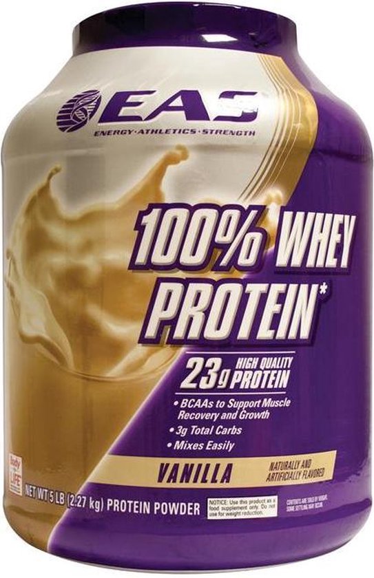 EAS International - 100% Whey Protein Vanille 350 gram | bol
