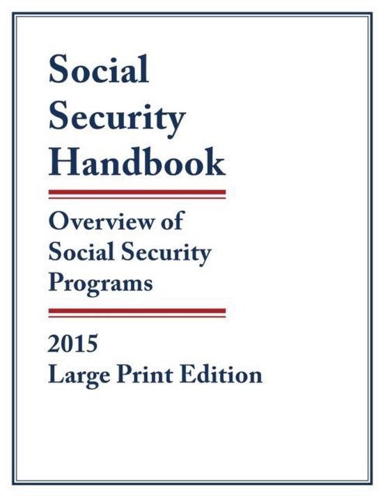 Social Security Handbook 2015 | 9781598888003 | Social Security ...
