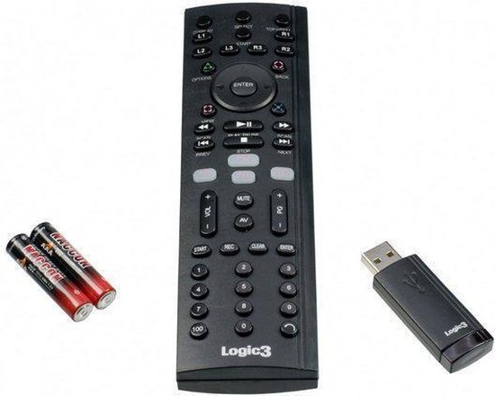 Logic3, Programmable Remote Control (Black) PS3 | bol