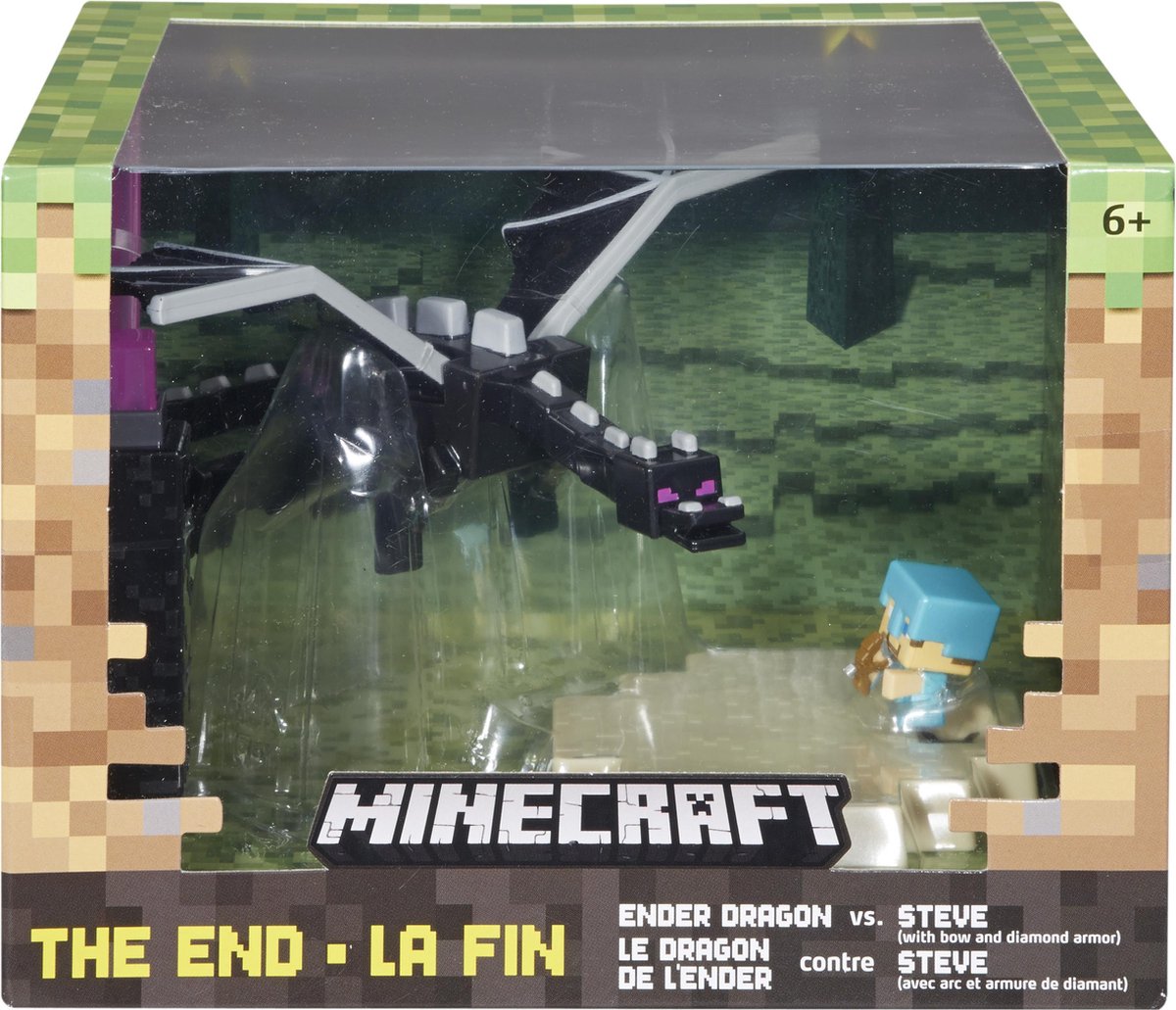 Minecraft - Ender Draak vs. Steve - Constructiespeelgoed | bol