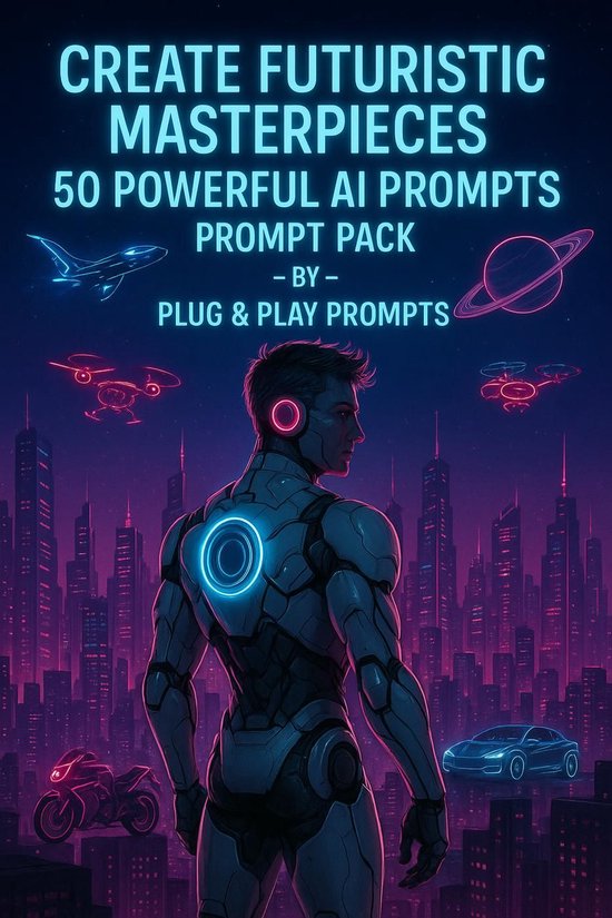 Create Futuristic Masterpieces: 50 Powerful AI Prompts (ebook), Plug ...