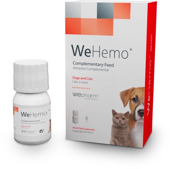Wepharm WeHemo - Voor hond & kat - Bloedcellen - 30 ml | bol