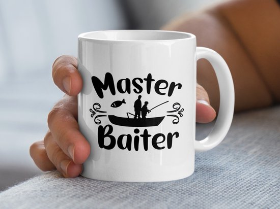 Master Baiter Mug, Funny Visser Mok, Vis Humor Cadeau, Vissen Lover ...