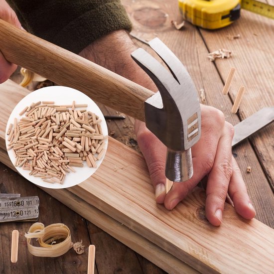 Set van 900 houten pluggen - M6 - M8 - M10 - verschillende houten ...