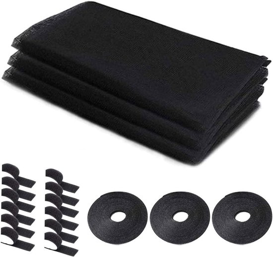 Inovra Plus Insectenwerend Net Vliegengaas Raam 3-delig Muggennet Rol ...