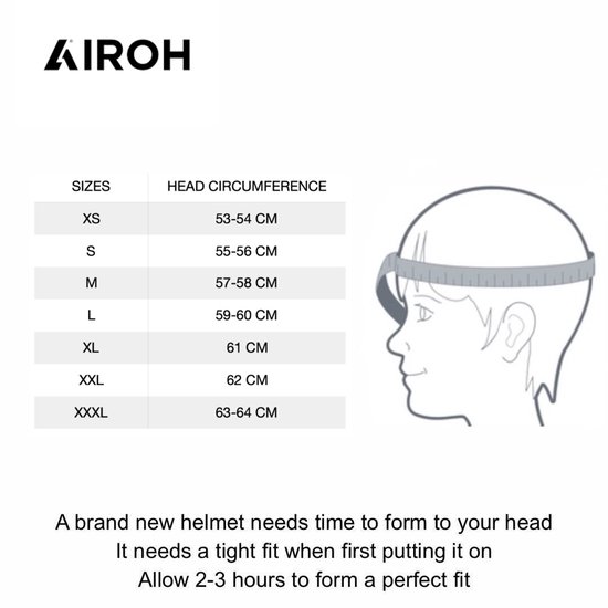 Airoh Mathisse II Matt Black Modular Helmet - Maat L - Helm | bol