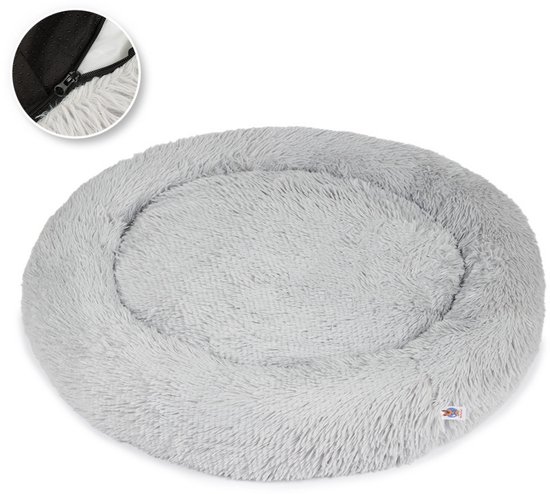 Pet Perfect Donut Kattenmand 60cm - Fluffy Kattenkussen - Kattenbed ...
