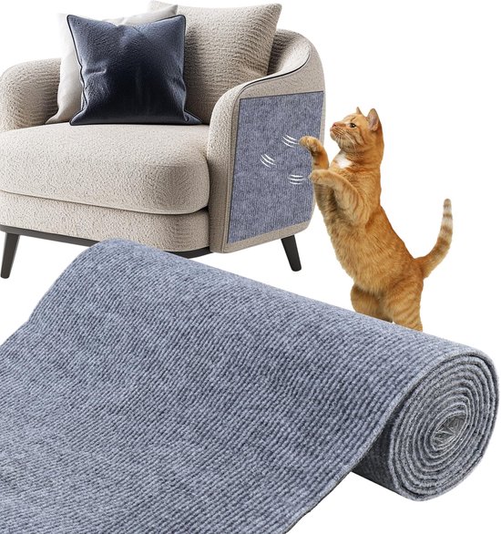 Foydream Krasbescherming Sofa Kat, 200 cm x 40 cm Kattenkrasbescherming ...