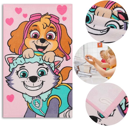 Paw Patrol Skye Everest Katoenen Handdoek Voor Kinderen Kleine