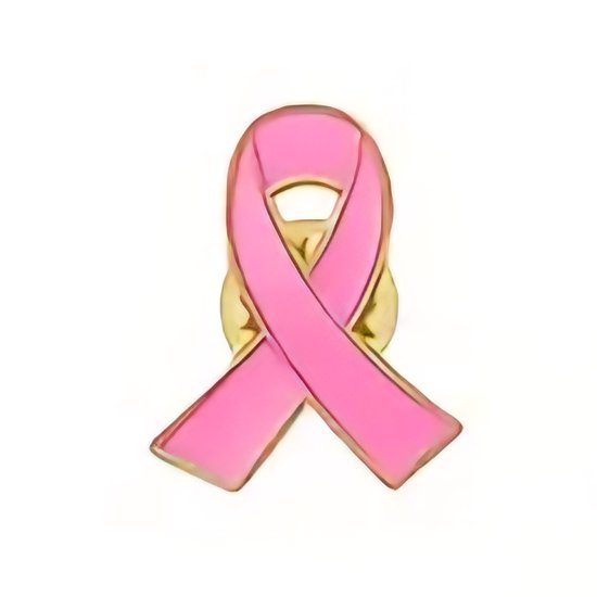 5x Pink pin strik lint goudlook pink ribbon | bol